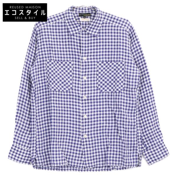 【商品情報】商品番号：2889900000115393ブランド）モヒート / MOJITOタイプ）ブルー Herdmans リネン チェック シャツカラー）ブルー素材）リネン【サイズ】表記サイズ：ＸＳ肩幅：41cm着丈：68cm身幅：52....