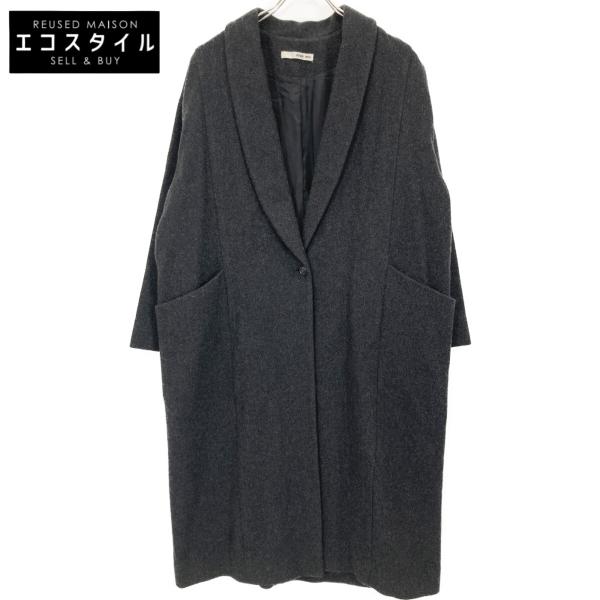 ■商品番号：2889900000116286■商品情報ブランド）エヴァムエヴァタイプ）E223T205 22AW チャコール  ウールツイード コートカラー）グレー素材）ウールサイズ）表記サイズ：2肩幅：55cm着丈：107cm身幅：56c...