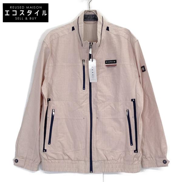 【商品情報】商品番号：2889900000117872ブランド）カプリ / CAPRIタイプ）【BLUE】ピンク スタンドカラー ジップアップジャケットカラー）ピンク素材）コットン【サイズ】表記サイズ：50肩幅：52cm着丈：73cm身幅：...