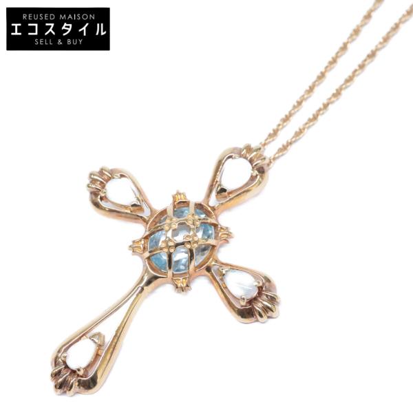 ■商品番号：2889900000118964■商品情報ブランド）フラテッリ コッピーニタイプ）K18 オパール アクアマリン クロスカラー）イエローゴールド素材）750YGサイズ）全長：50cm重量：8.2gトップ 横30mm 縦40mm ...