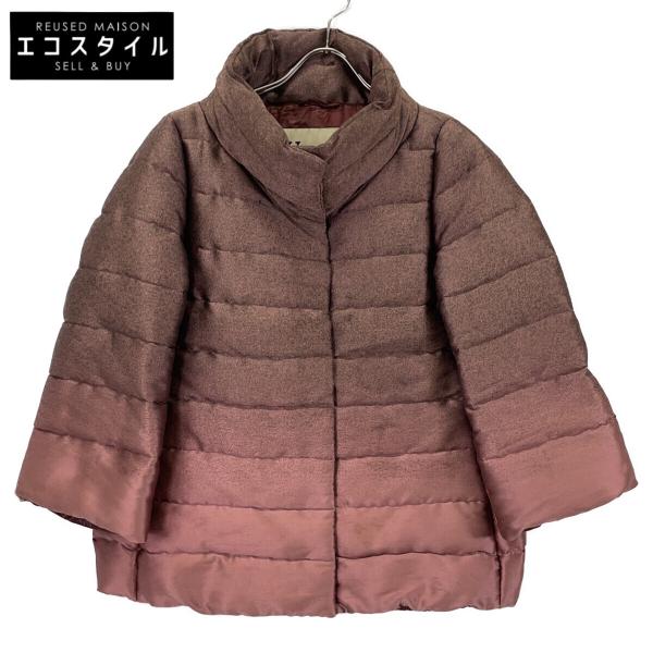 ■商品番号：2889900000119673■商品情報ブランド）ヘルノタイプ）ピンク グラデーションショートダウンジャケットカラー）ピンク素材）ポリエステルサイズ）表記サイズ：42肩幅：38cm着丈：61cm身幅：51cm袖丈：52 (若干...