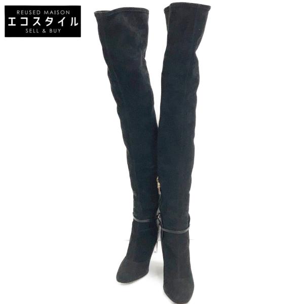 ■商品番号：2889900000119964■商品情報ブランド）セルジオロッシタイプ）ブラック スエード サイハイブーツカラー）ブラック素材）スエードサイズ）Ｈ70cm表記サイズ：36 1/2JP靴サイズ：23.5cmくつ幅：8cmヒール高...