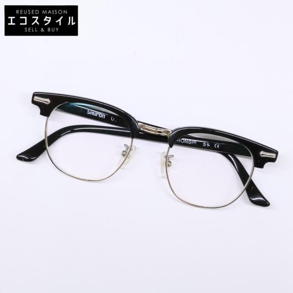 ■商品番号：2889900000120062■商品情報ブランド）シュロンタイプ）RONSIR ロンサー 度入りレンズ サーモント メガネフレームカラー）ブラック/シルバーサイズ）Ｗ12.3cmレンズ：4.1cm x 4.8cmテンプル：14...