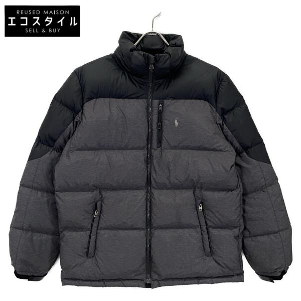 【商品情報】商品番号：2889900000120975ブランド）ポロ ラルフローレン / POLO RALPH LAURENタイプ）ブラック×グレー ダウンジャケットカラー）グレー ブラックシーズン）冬素材）ナイロン【サイズ】表記サイズ：X...