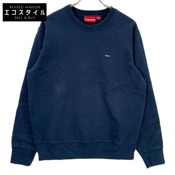 ■商品番号：2889900000121132■商品情報ブランド）シュプリームタイプ）21AW ネイビー SMALL BOX LOGO CREWNECKカラー）ネイビー素材）コットンサイズ）表記サイズ：S肩幅：47cm着丈：64.5cm身幅：...
