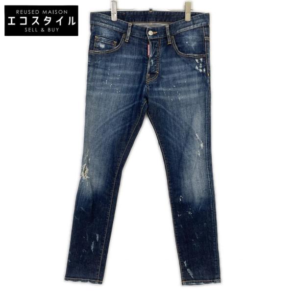 【商品情報】商品番号：2889900000121688ブランド）ディースクエアード / DSQUARED2タイプ）S74LA0909 S303330 SKATER JEAN ボタンフライ デニムパンツカラー）ブルーシーズン）オールシーズン素...