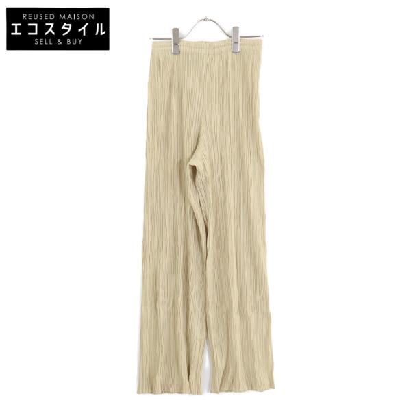 【商品情報】商品番号：2889900000123223ブランド）プリーツプリーズ / PLEATS PLEASEタイプ）PP04-JF643 プリーツ イージーパンツカラー）ベージュシーズン）オールシーズン素材）ポリエステル【サイズ】表記サ...