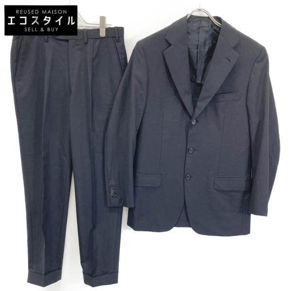 ■商品番号：2893100000037306■商品情報ブランド）ブリオーニタイプ）ブラック PARLAMENTO スーツセットアップカラー）ブラック素材）ウールサイズ）表記サイズ：46肩幅：42cm着丈：73.5cm身幅：50cmウエスト：...