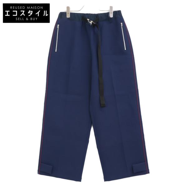 ■商品番号：2909500000056179■商品情報ブランド）サカイタイプ）ブルー 22-02817M 22AW テクニカルジャージーパンツカラー）ブルー素材）ポリエステルサイズ）表記サイズ：0ウエスト：67cm股上：36股下：65.5ヒ...