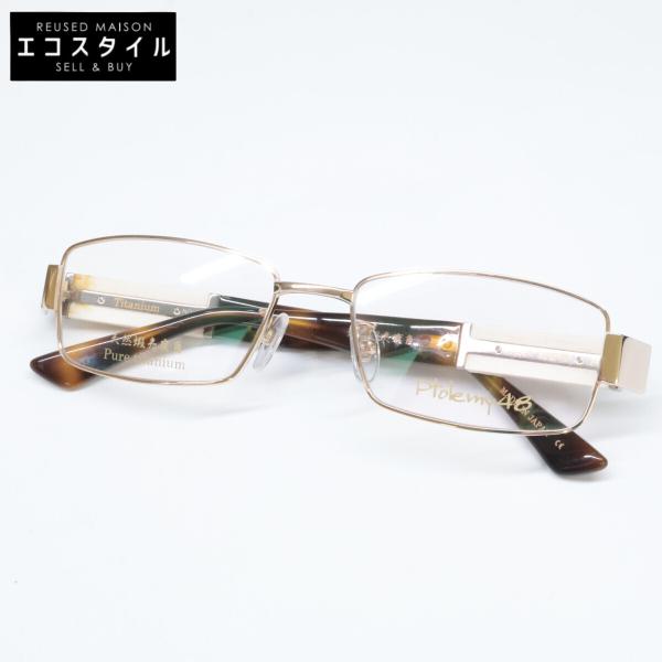 ■商品番号：2909500000057233■商品情報ブランド）トレミーフォーティエイトタイプ）【新品同様】D-001 PG 天然蝦夷鹿角 TITANIUM デモレンズ スクエアシェイプ メガネフレームカラー）ピンクゴールド素材）チタニウム...
