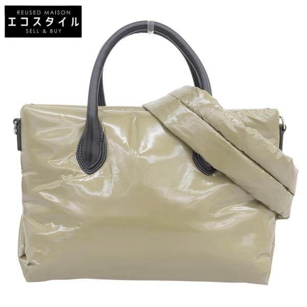 【商品情報】商品番号：2909500000057509ブランド）ヴァジック / VASICタイプ）美品 CUSH MINI 2WAY ハンドバッグ ショルダーバッグ レディース カーキ×ブラックカラー）カーキ/ブラック素材）ナイロン【サイズ...