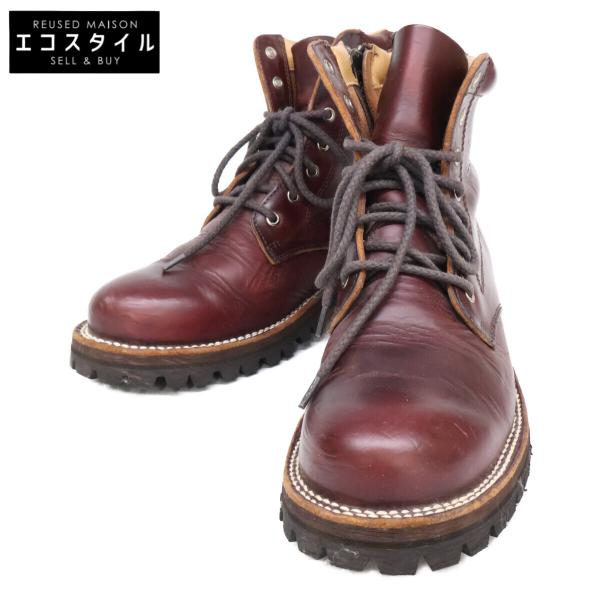 ■商品番号：2909500000057817■商品情報ブランド）スローウェアライオンタイプ）OB-8593H クロムエクセルレザー プレーンMID ブーツカラー）ボルドー素材）レザーサイズ）表記サイズ：7EUS靴サイズ：7JP靴サイズ：25...