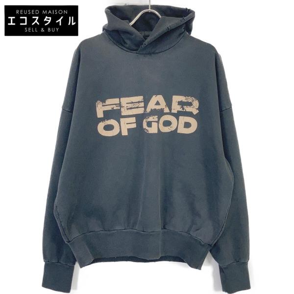 ■商品番号：2909500000058084■商品情報ブランド）フィアオブゴッドタイプ）グレー FEAR OF GOD HOODIE ロゴパーカーカラー）グレー素材）コットンサイズ）表記サイズ：M肩幅：71cm着丈：68cm身幅：64cm袖...