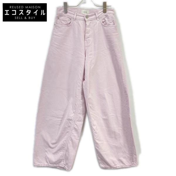 【商品情報】商品番号：2909500000058252ブランド）ハイクル / HAIKUREタイプ）ピンク HEW03322 ストレートデニムカラー）ピンクシーズン）春秋素材）デニム【サイズ】表記サイズ：2ウエスト：69cm股上：28股下：...