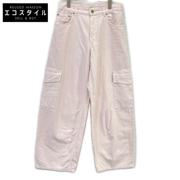 【商品情報】商品番号：2909500000058253ブランド）ハイクル / HAIKUREタイプ）ピンク HEW03321 カーゴデニムカラー）ピンクシーズン）春秋素材）コットン【サイズ】表記サイズ：23ウエスト：72cm股上：28.5股...