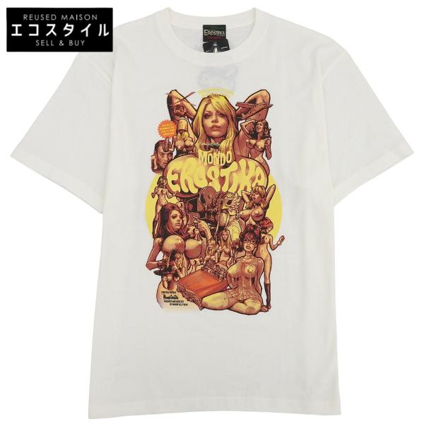 ■商品番号：6887700000005749■商品情報ブランド）エロスティカタイプ）新品同様 MONDO EROSTIKA コットン Tシャツ トップス メンズ 白 ホワイト XL MND24-T02カラー）ホワイトサイズ）表記サイズ：XL...