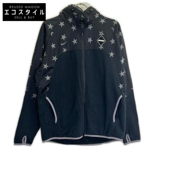 【商品情報】商品番号：6887700000006252ブランド）エフシーリアルブリストル / F.C.Real Bristolタイプ）×ナイキ 615028 ブラック 星柄 ジップパーカーカラー）ブラックシーズン）春秋素材）ポリエステル【サ...
