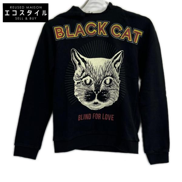 【商品情報】商品番号：6888800000001936ブランド）グッチ / GUCCIタイプ）520775 ブラック ブラックキャット パーカーカラー）ブラック素材）コットン【サイズ】表記サイズ：10着丈：53cm身幅：40cm脇下から袖口...