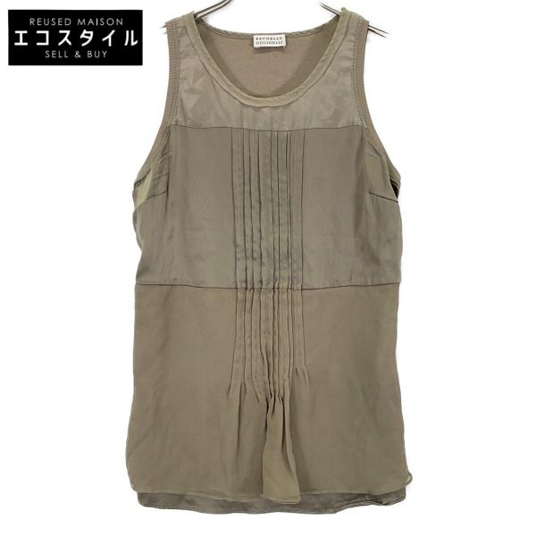 【商品情報】商品番号：6893100000014885ブランド）ブルネロクチネリ / BRUNELLO CUCINELLIタイプ）ベージュ シルクキャミトップカラー）ベージュ素材）シルク【サイズ】表記サイズ：S肩幅：25cm着丈：58cm身...