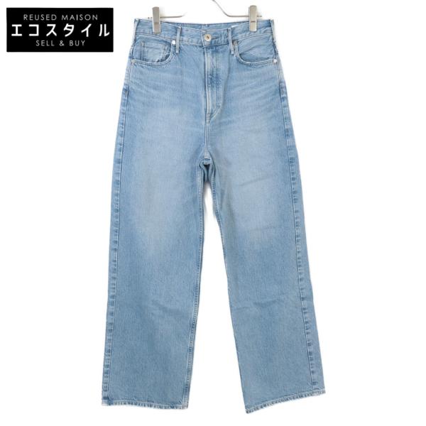 ■商品番号：6909500000009445■商品情報ブランド）アッパーハイツタイプ）ブルー 188201502FLW THE NIECE ハイライズストレート デニムカラー）ブルー素材）デニムサイズ）表記サイズ：24ウエスト：70cm股上...