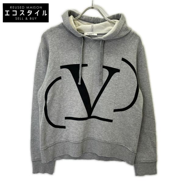 【商品情報】商品番号：6909500000009776ブランド）ヴァレンティノ / VALENTINOタイプ）グレー RV0MF03RSBU Vロゴプリント スウェットフーディカラー）グレーシーズン）春秋素材）コットン【サイズ】表記サイズ：...