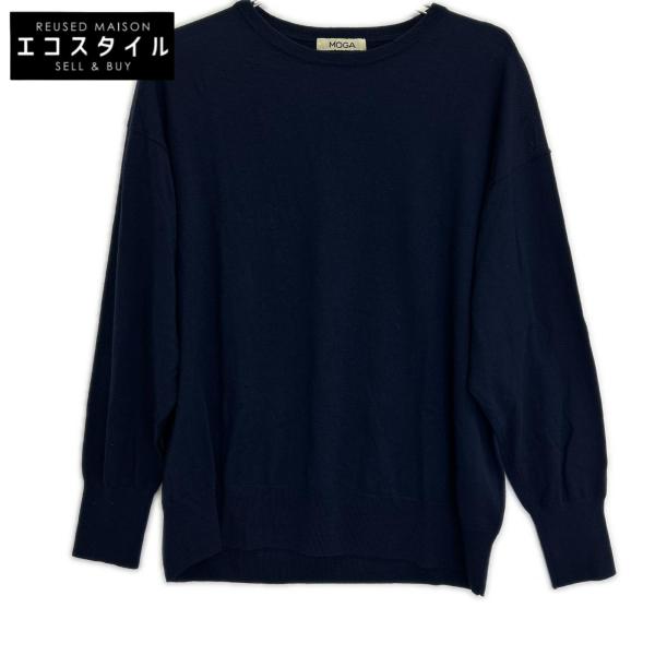 【商品情報】商品番号：6909500000009931ブランド）モガ / MOGAタイプ）ネイビー B9238ZKW336 ウール プルオーバーニットカラー）ネイビーシーズン）春秋素材）ウール【サイズ】表記サイズ：F肩幅：56cm着丈：62...