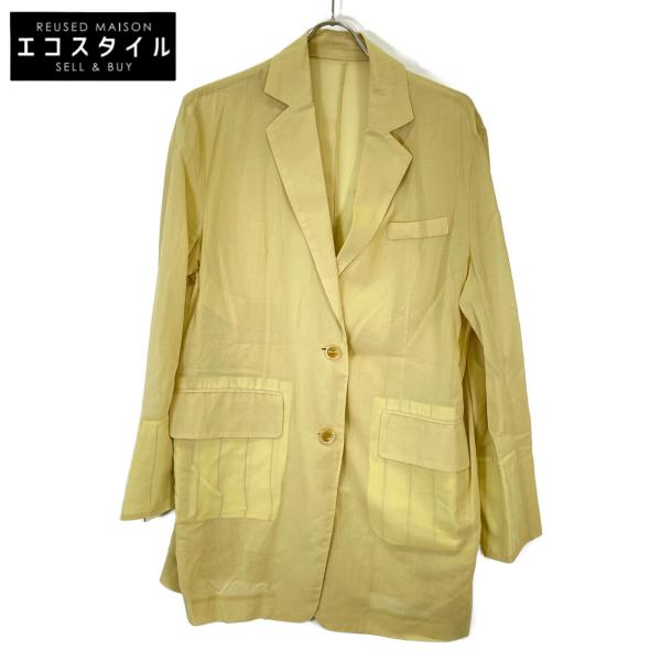 ■商品番号：7765400000057641■商品情報ブランド）リトストラクチャータイプ）シースルーコットンジャケットカラー）ライトグリーン素材）コットンサイズ）表記サイズ：2肩幅：45cm着丈：77.5cm身幅：52cm袖丈：61 (若干...