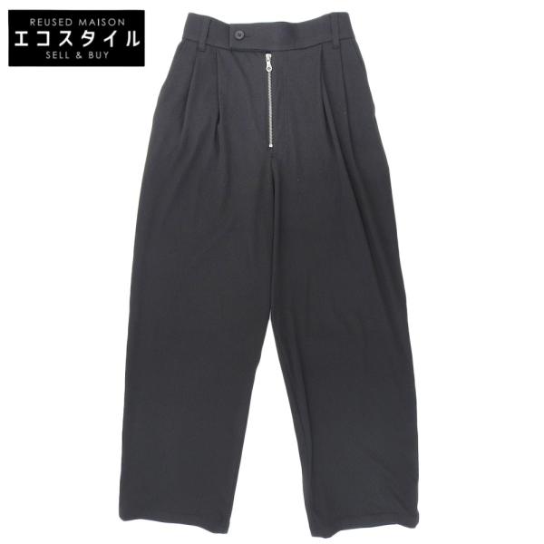 ■商品番号：7765400000089365■商品情報ブランド）ルシェルブルータイプ）美品 Rib Jersey Zip Front Pants ボトムス レディース 黒 ブラック 36 25S68310カラー）ブラックサイズ）表記サイズ：...