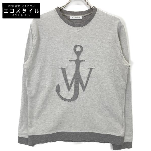 ■商品番号：7765400000107927■商品情報ブランド）ジェイ ダブリュー アンダーソンタイプ）グレー ロゴプルオーバースウェットカラー）グレー素材）コットンサイズ）表記サイズ：M肩幅：43.5cm着丈：65cm身幅：53cm袖丈：...