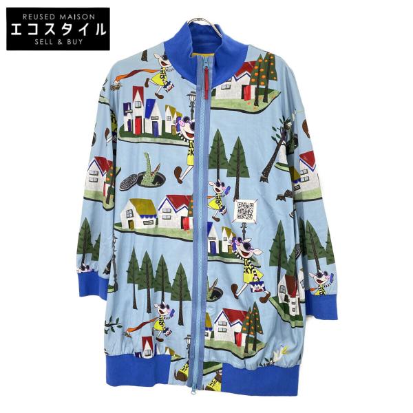 ■商品番号：7765400000109717■商品情報ブランド）アルベロベロタイプ）531483 ブルー ぶたさん パーカカラー）ブルー素材）コットンサイズ）表記サイズ：表記無し肩幅：55cm着丈：82cm身幅：53cm袖丈：48.5 (若...