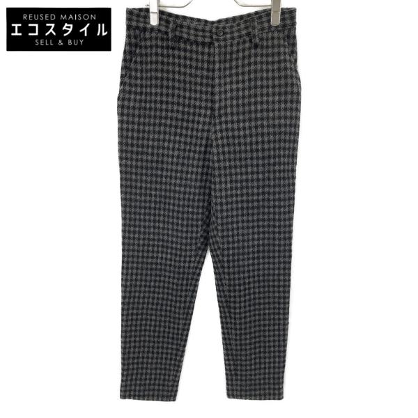 【商品情報】商品番号：7765400000120004ブランド）ヨウジヤマモト / Yohji Yamamotoタイプ）【collections】24AW FO-P63-114 グレー SMALL HOUNDSTOOTH BASIC SLI...