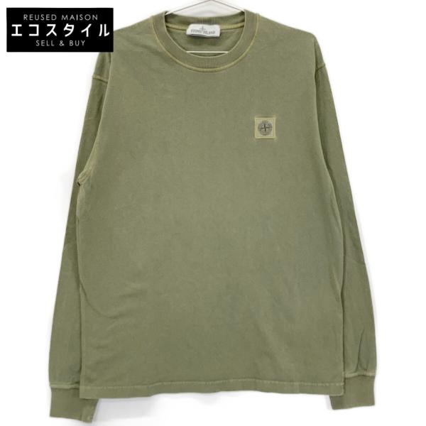 ■商品番号：7765400000121816■商品情報ブランド）ストーンアイランドタイプ）21AW 751521842 カーキ スクエアパッチ ガーメントダイ ロングスリーブカットソーカラー）カーキサイズ）表記サイズ：L肩幅：48.5cm着...
