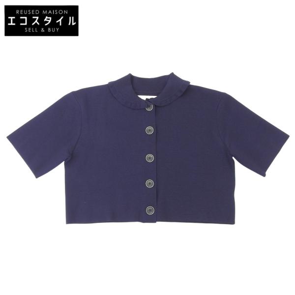 ■商品番号：7765400000122481■商品情報ブランド）レモンプレットタイプ）KNIT RUSIA MINI CARDIGAN 半袖 カーディガン トップス レディース ネイビー ONE SIZEカラー）ネイビーサイズ）表記サイズ：...