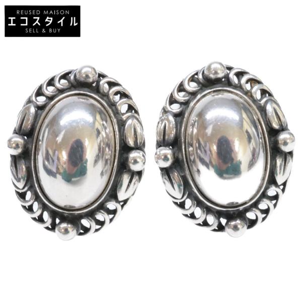 ■商品番号：7765400000123548■商品情報ブランド）ジョージジェンセンタイプ）925S 1995イヤーコレクション Passion Flower トケイソウカラー）シルバー素材）SV925サイズ）24mm x 19mm重量：15...