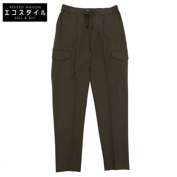 ■商品番号：7765400000124077■商品情報ブランド）ジャブスアルキヴィオタイプ）美品 TIZIANO/PO2 SPACE-FIT ワンタックテーパードカーゴパンツ ボトムス メンズ カーキ 44カラー）カーキサイズ）表記サイズ：...