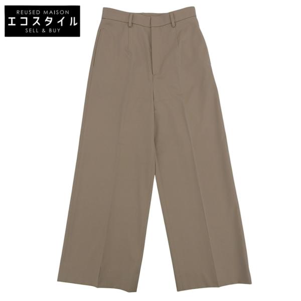 ■商品番号：7765400000124152■商品情報ブランド）ミューズタイプ）美品 ウール センタープレス ワイドスラックスパンツ ボトムス レディース ベージュ 38 24-030-500-4010カラー）ベージュサイズ）表記サイズ：3...