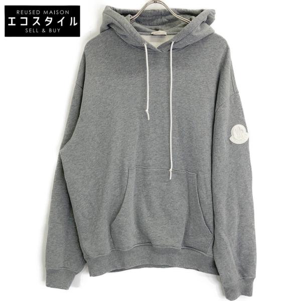 ■商品番号：7765400000126399■商品情報ブランド）モンクレールタイプ）20年製 グレー コットン MAGLIA CON CAPPUCCIO フーデッドパーカカラー）グレー素材）コットンサイズ）表記サイズ：L肩幅：57cm着丈：...