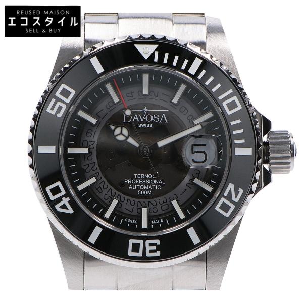 ■商品番号：7765400000127268■商品情報ブランド）ダボサタイプ）161.535.50 Ternos Professional Nebulous/テルノス プロフェッショナル ネビュラス スモークブラック SS デイト 自動巻き...