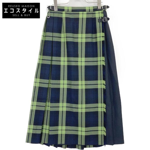 【商品情報】商品番号：7765400000127765ブランド）オニール オブ ダブリン / O’Neil of Dublinタイプ）20年製 01037-00 グリーン×ネイビー チェック キルトプリーツスカートカラー）グリーン×ネイビー...