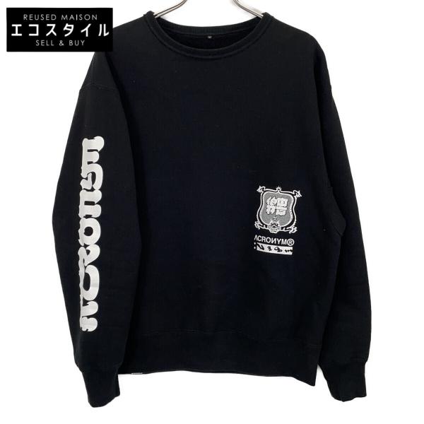 【商品情報】商品番号：7765400000127932ブランド）アクロニウム / ACRONYMタイプ）【×NESM】ブラック バックプリント クルーネックプルオーバースウェットカラー）ブラックシーズン）春秋素材）コットン【サイズ】表記サイ...