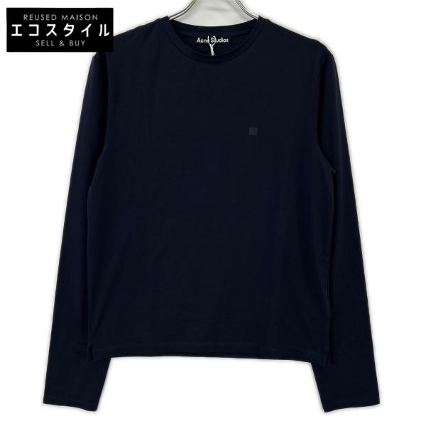 【商品情報】商品番号：7765400000129183ブランド）アクネ ストゥディオズ / ACNE STUDIOSタイプ）TSHI000317 ネイビー ロングスリーブTシャツ レギュラーフィットカラー）ネイビーシーズン）春秋素材）コット...