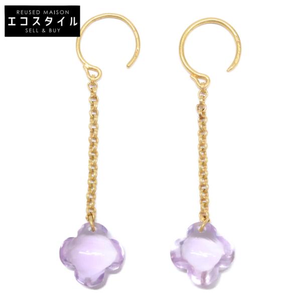 ■商品番号：7765400000129337■商品情報ブランド）マリーエレーヌドゥタイヤックタイプ）【美品】22K アメジスト クローバーモチーフ スウィングカラー）イエローゴールド素材）22Kサイズ）50mm重量：2.3gトップ：直径 約...