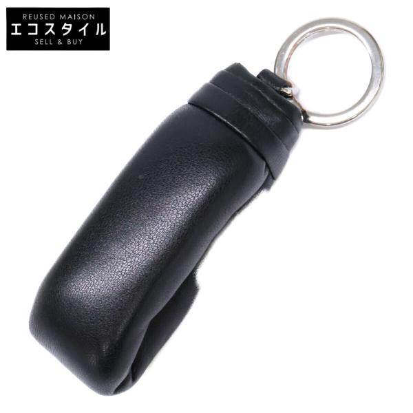 【商品情報】商品番号：7765400000129408ブランド）ルメール / LEMAIREタイプ）【美品】WADDED KEY HOLDERカラー）ブラック/シルバーシーズン）オールシーズン素材）ラムスキン【サイズ】全長：12.5cm (...
