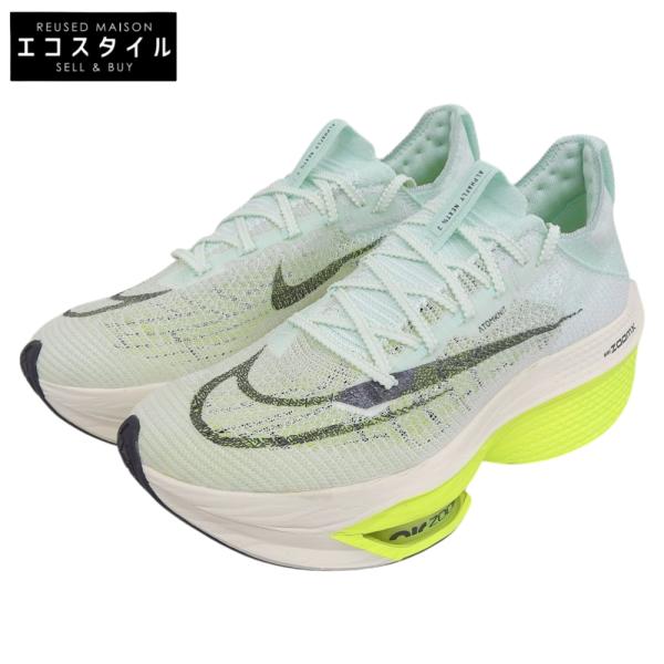 ■商品番号：7765400000130199■商品情報ブランド）ナイキタイプ）新品同様 Air Zoom Alphafly Next %2 シューズ メンズ Mint Form Bolt Coconut Milk Cave Purple 9...