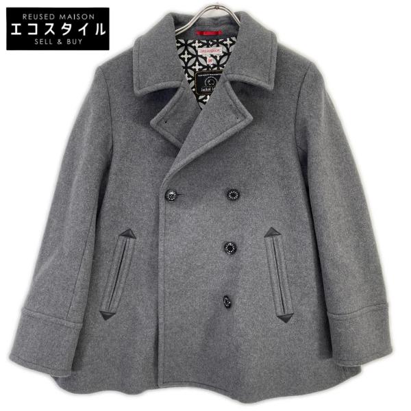 【商品情報】商品番号：7765400000130432ブランド）ドレステリア / DRESSTERIORタイプ）グレー Jackal 140's Aラインピーコートカラー）グレーシーズン）春秋素材）ウール【サイズ】表記サイズ：36肩幅：40...