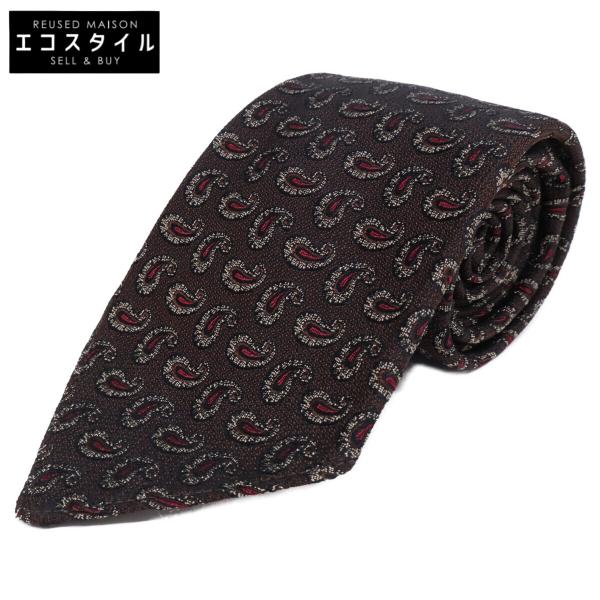 ■商品番号：7765400000131422■商品情報ブランド）ダブルアールエルタイプ）【美品】ペイズリー柄 シルクカラー）ブラウン系素材）シルクサイズ）Ｗ9cm全長：144cm (若干の誤差はご了承下さい。)−■商品の状態外側：A内側：A...