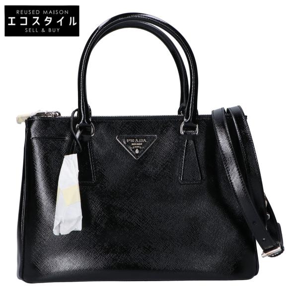 ■商品番号：7765400000132173■商品情報ブランド）プラダタイプ）B2863N ガレリア サフィアーノヴェルニ SV金具 2WAYハンドバッグカラー）ブラック素材）レザーサイズ）Ｗ29cm x Ｈ20cm x Ｄ13cmハンドル...