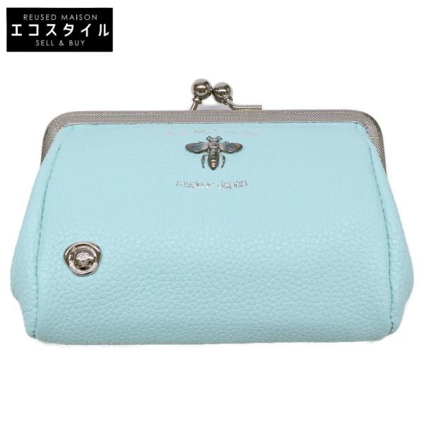 【商品情報】商品番号：7765400000136207ブランド）ADMJ / A.D.M.J. Accessoires De Mademoiselleタイプ）【美品】THE BEE ビー がま口カラー）ライトブルーシーズン）オールシーズン素...