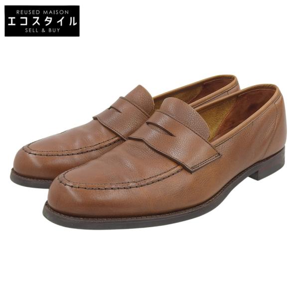 【商品情報】商品番号：7765400000136683ブランド）クロケット＆ジョーンズ / Crockett&amp;Jonesタイプ）376ラスト TAN PEBBLE GRAIN CITY SOLE HARVARD2 コインローファー ...