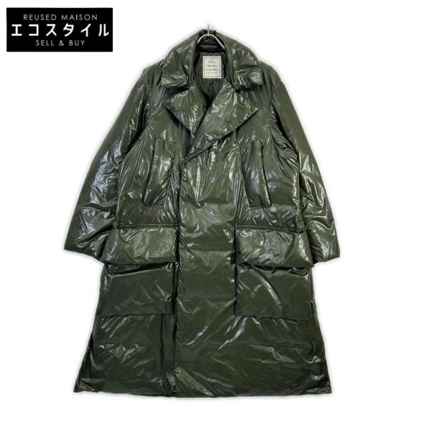 【商品情報】商品番号：7765400000137638ブランド）メゾンミハラヤスヒロ / Maison MIHARA YASUHIROタイプ）91111316 ダークグリーン ダブルブレスト ダウンコートカラー）ダークグリーンシーズン）冬素...